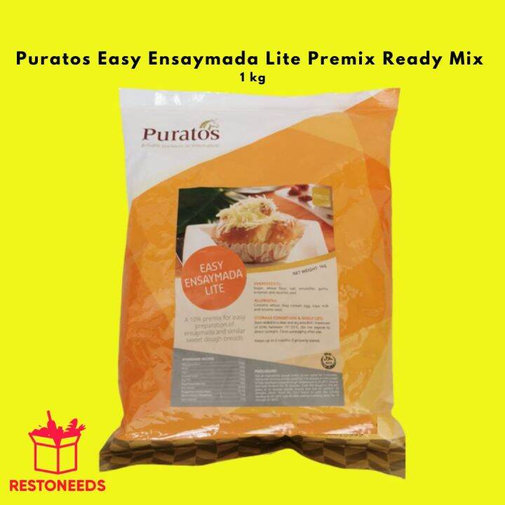 Puratos Easy Ensaymada Lite Premix Ready Mix 1 kg | Lazada PH