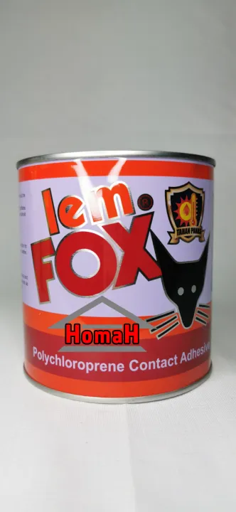 Lem Fox Kuning Ukuran Kaleng besar (600gr) dan kecil (300gr) | Lazada ...