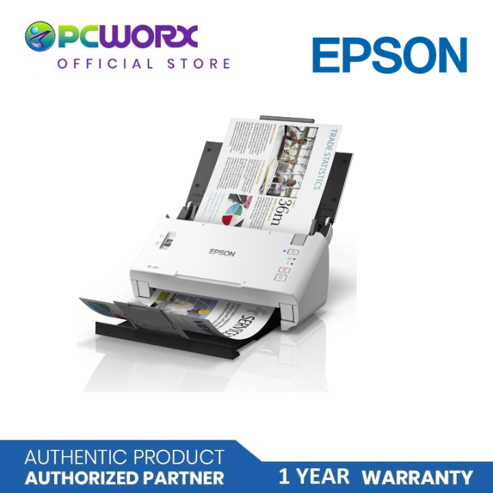 Epson WorkForce DS-410 A4 Duplex Sheet-fed Document Scanner | Epson ...
