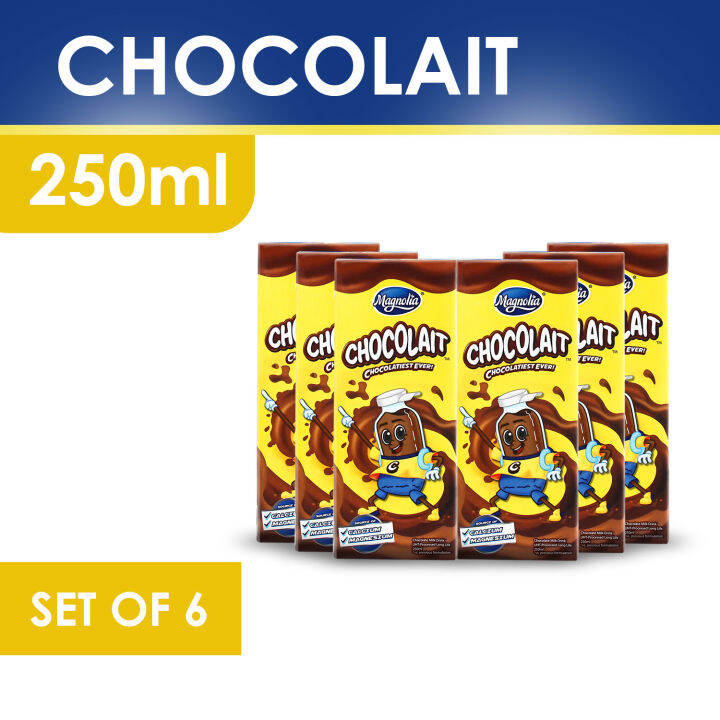 MAGNOLIA CHOCOLAIT 250ML BUNDLE OF 6 | Lazada PH