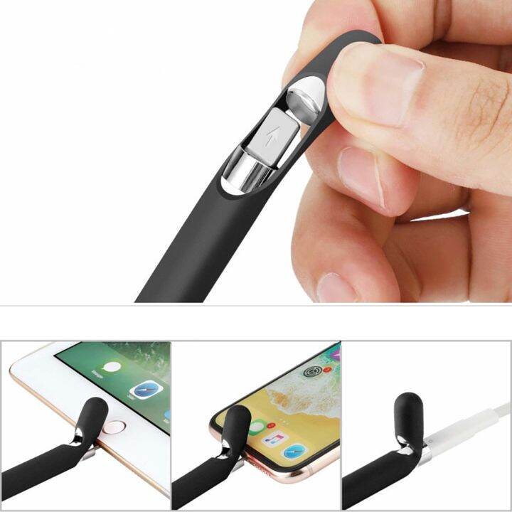 4PCS Anti Lost Pencil Silicone Case For Pencil 1 Accessories Apple Pen ...