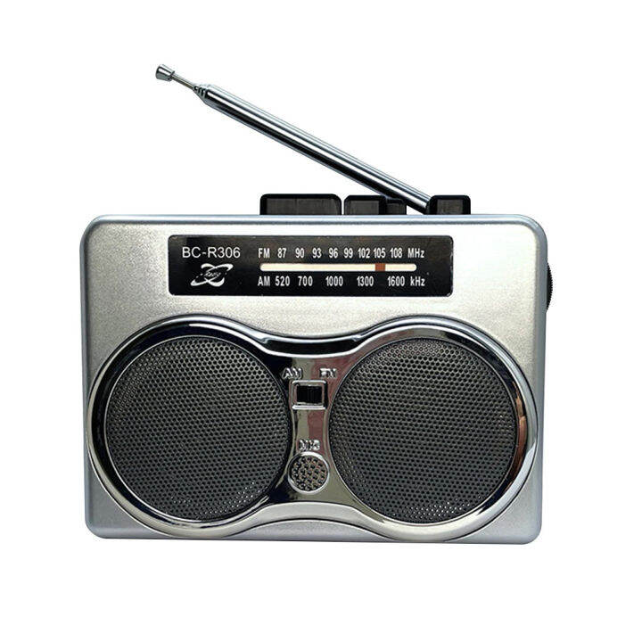 Portable Tape Amfm Radio R Cassette Music Player Walkman Dual Speaker Stereo Tape Recorder