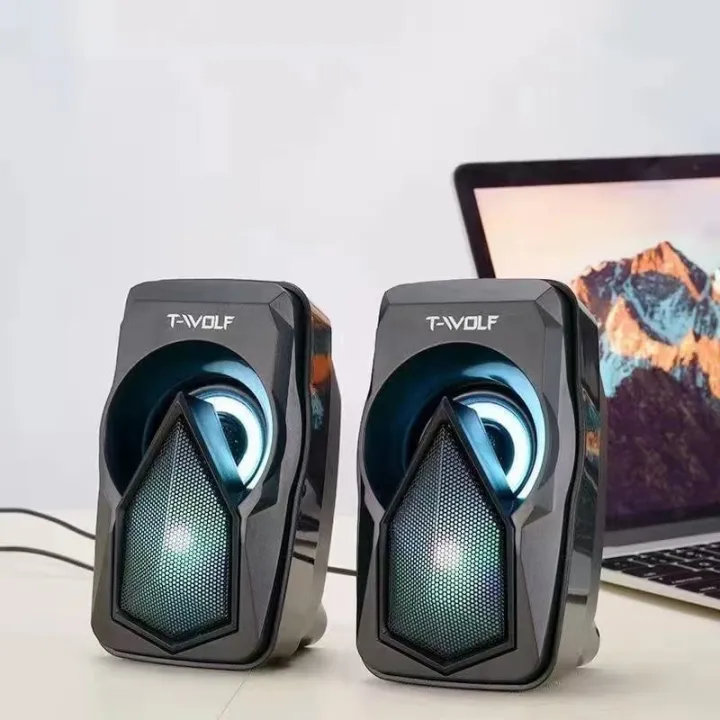 TTC T-WOLF S11 colorful student online class computer speaker family ...