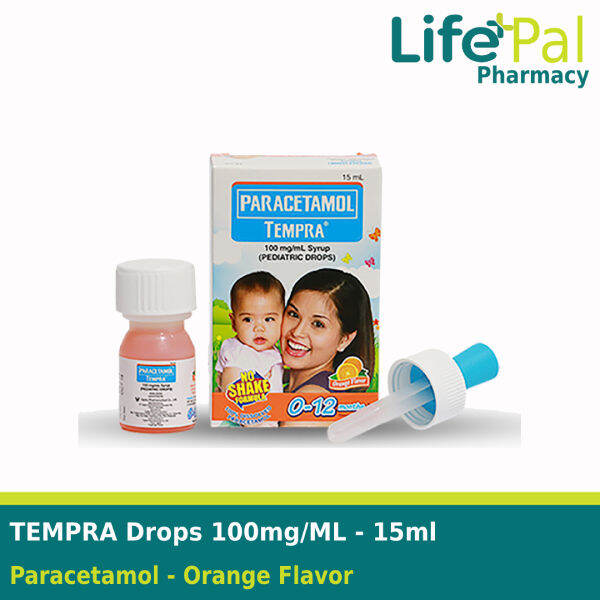 Tempra 100mg/ml DROPS ORANGE 15ml 1's | Lazada PH