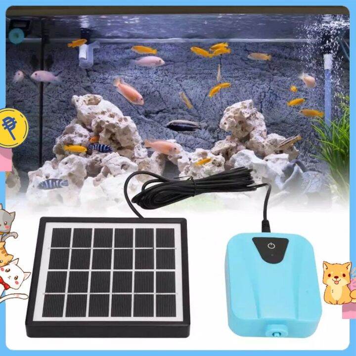oxygen generator solar aquarium air kit pool oxygenation | Lazada PH