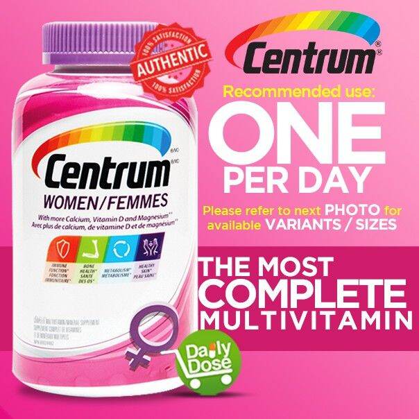 Centrum Complete Multivitamin and Mineral Supplement for Women | Lazada PH