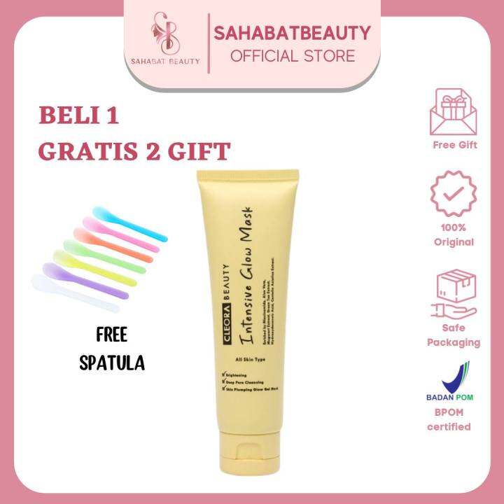 Cleora Beauty Intensive Glow Mask BPOM | Lazada Indonesia