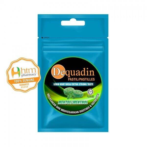 DEQUADIN PASTILLES 20G - EXTRA STRONG MENTHOL | Lazada