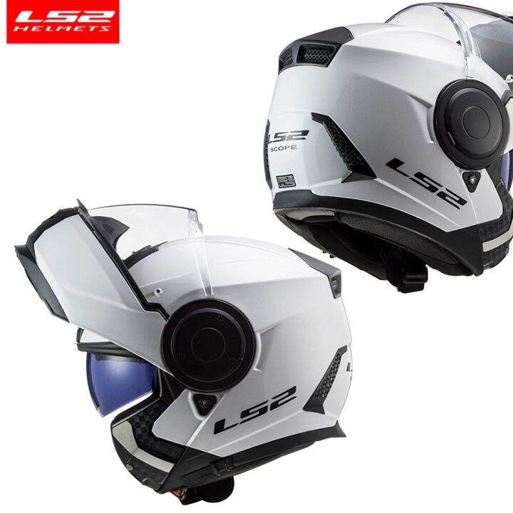 LS2 FF902 SCOPE Helmet Motorcycle Touring Sports Modular Flip Up Casco ...