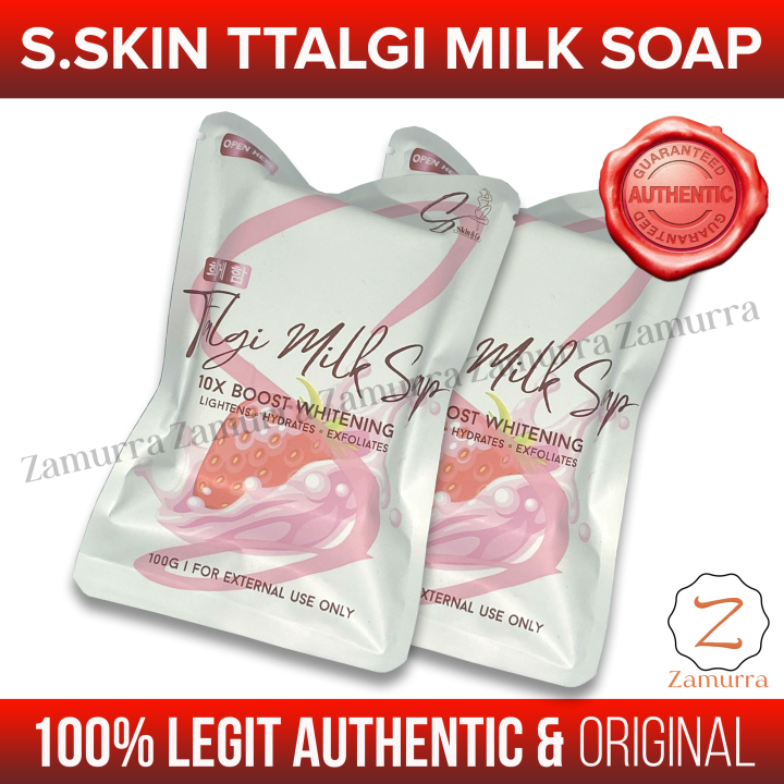 TTALGI 10x Boost Whitening Milk Soap with Collagen Glutathione Snail Mucin Extract Goats Milk ...