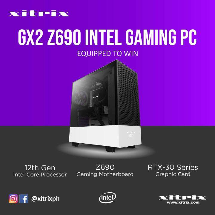 Xitrix GX2 Z690 D4 Intel Gaming PC ( 12th Gen Core i5/Core i7; 16GB RGB ...