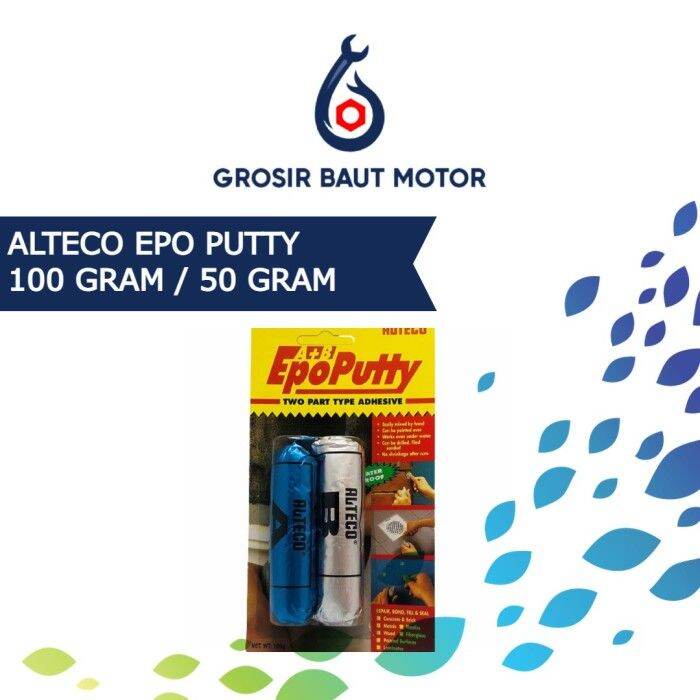 Lem Epo Putty Alteco / Epo Putty / Lem porting 50 100 gram | Lazada Indonesia