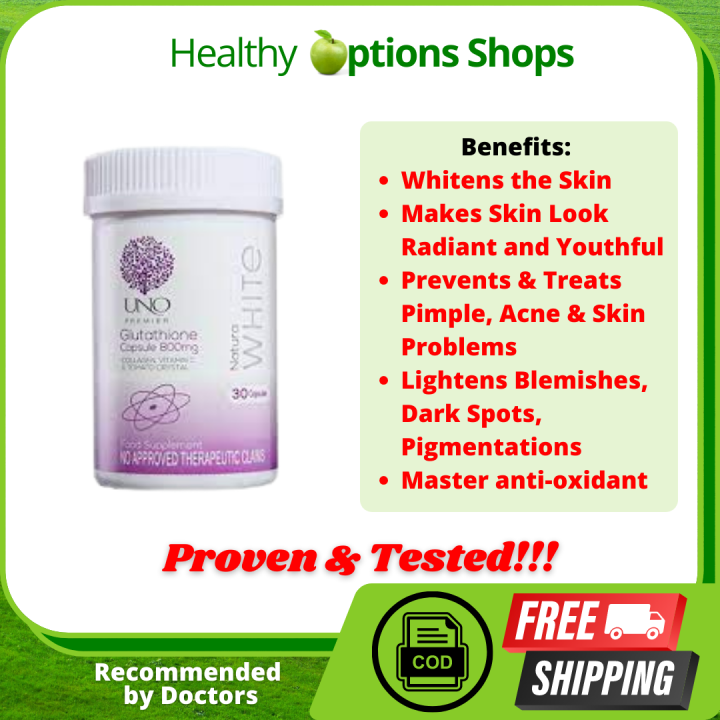 🔥[FLASHSALE]🔥Uno Glutathione Capsule UNO New Glutathione Capsule 800mg ...