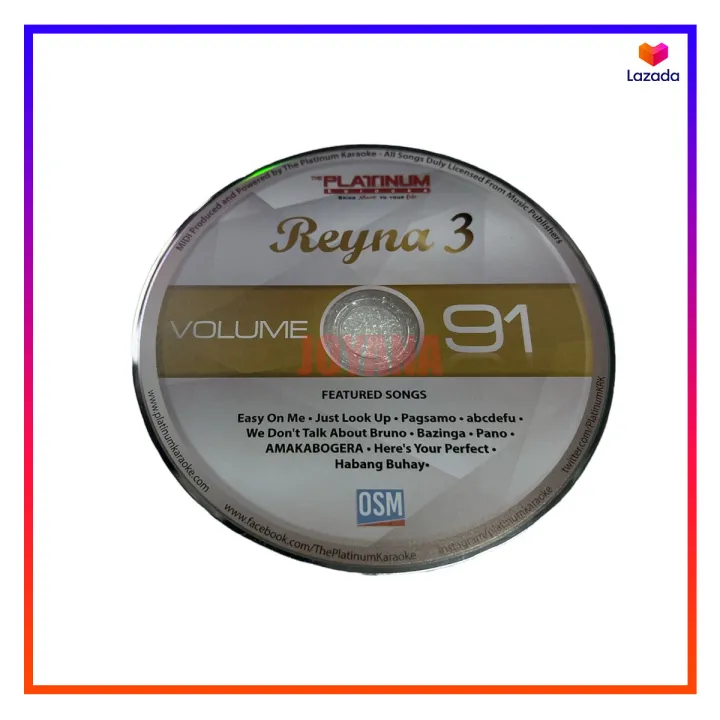 Original Platinum Reyna 3 Updated CD Vol.92 | Lazada PH