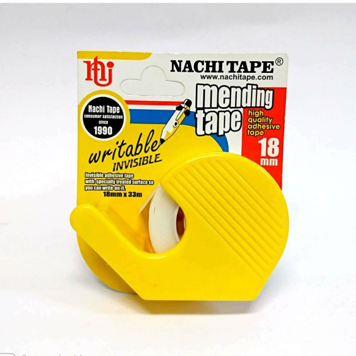 Nachi Mending Tape Writable Tape 18 mm x 36 yard Rol + Dispenser ...
