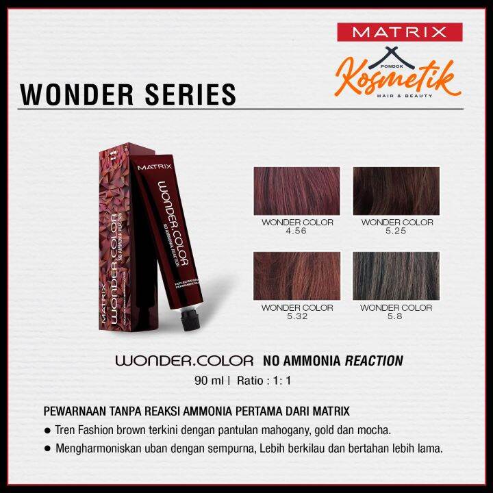 MATRIX HAIR COLOR WONDERCOLOR 90ML | CAT RAMBUT | PEWARNA RAMBUT ...