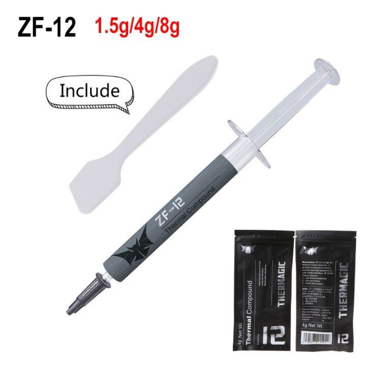 ZF 12 High Performance Thermal Conductive 12W/mk Grease Paste AMD Intel ...