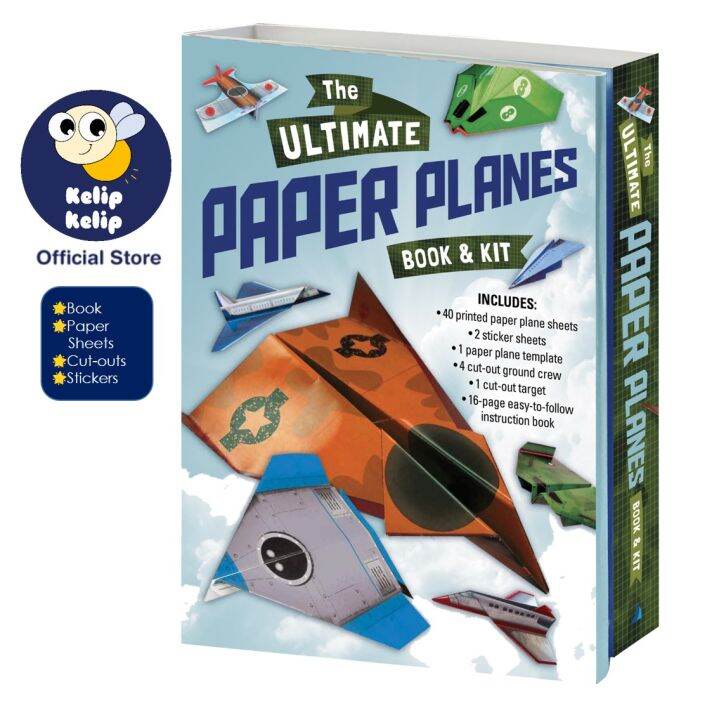 The Ultimate Paper Planes Book & Kit for Kids with 40 Aircraft Sheets ...