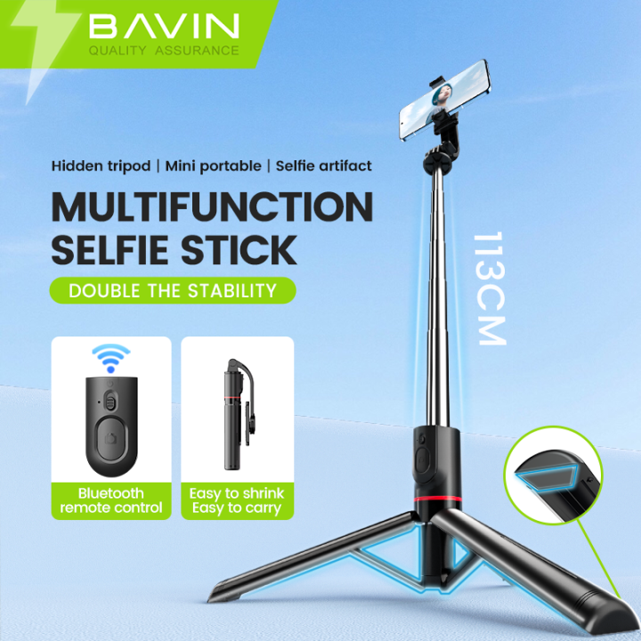 BAVIN P08 Bluetooth Wireless Portable Monopad Selfie Stick Sturdy ...