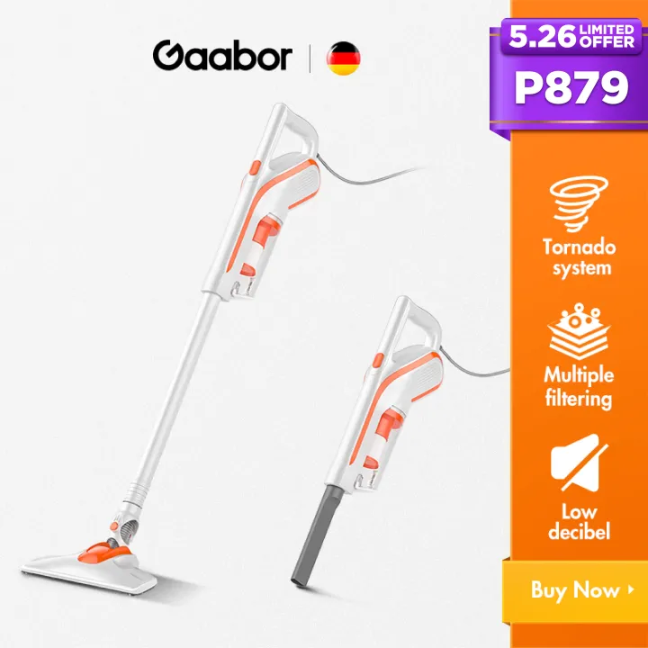 Gaabor Vacuum Cleaner 2-In-1 Handheld Vacuum With Large Dust Box Low ...