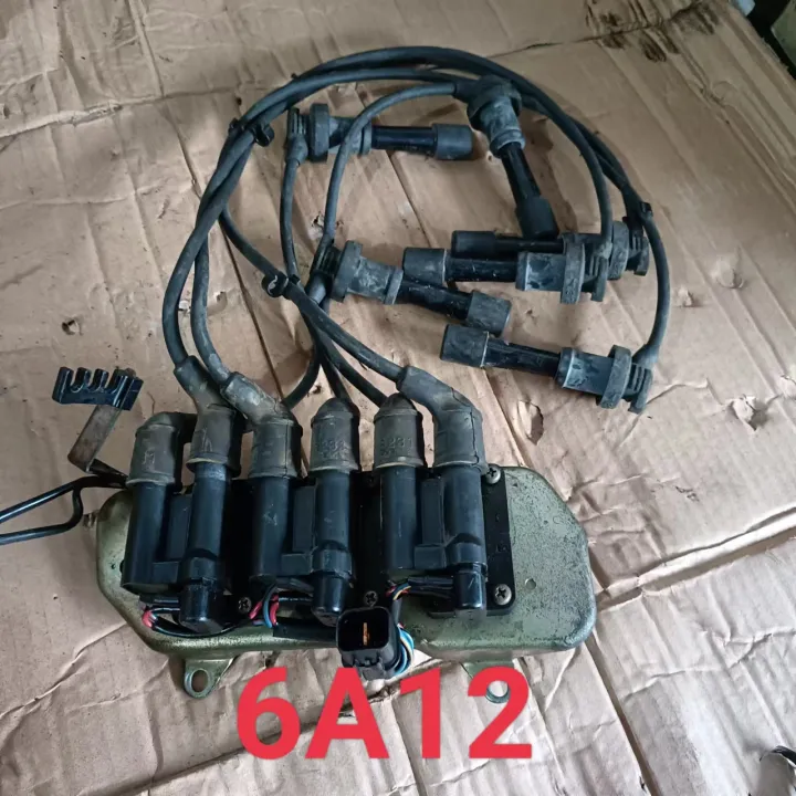 PROTON PERDANA V6 6A12 COIL AND WIRE USED ORIGINAL AUTO PART GOOD ...