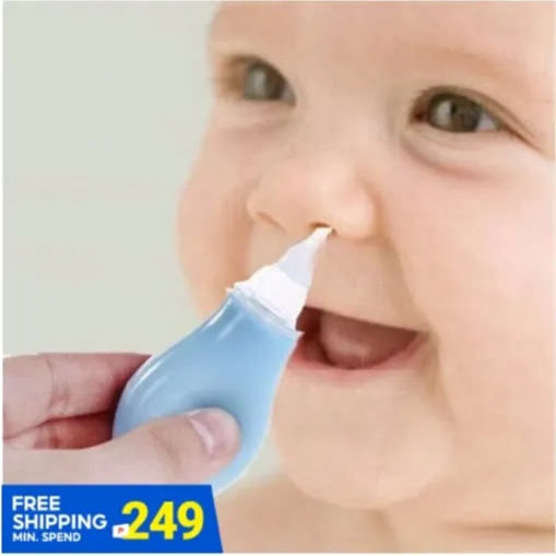 Silicone Baby Nose Cleaner Pump Infant Sucker Newborn Nasal Vacuum ...