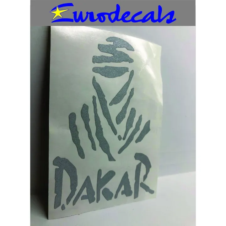m2;Eurodecals DAKAR 3M Reflective Cut out Sticker | Lazada PH