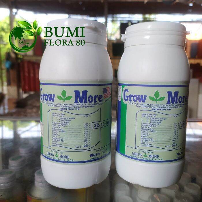 PUPUK GROWMORE 32-10-10 454 NPK DAUN 454 GRAM KEMASAN BOTOL | Lazada Indonesia