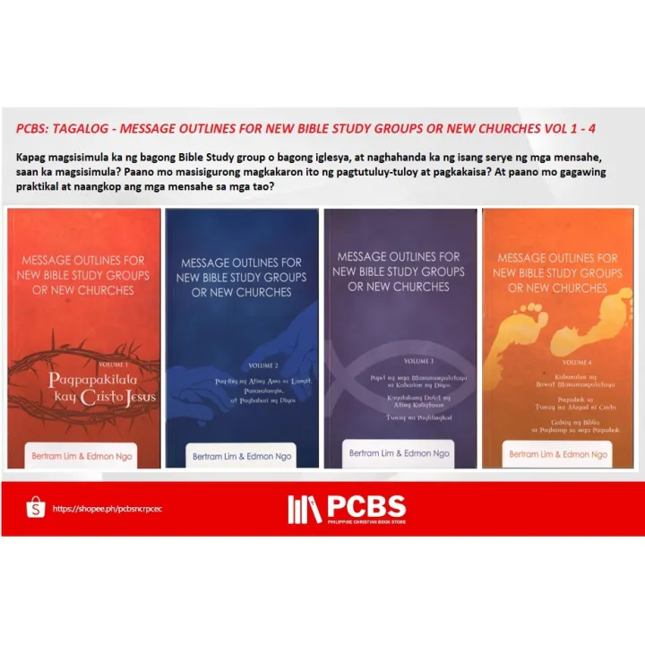 PCBS Tagalog Message Outlines for New Bible Study Groups or New ...