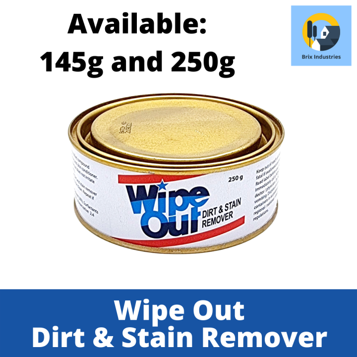 Wipe Out Dirt and Stain Remover 145g or 250g Grease Remover | Lazada PH