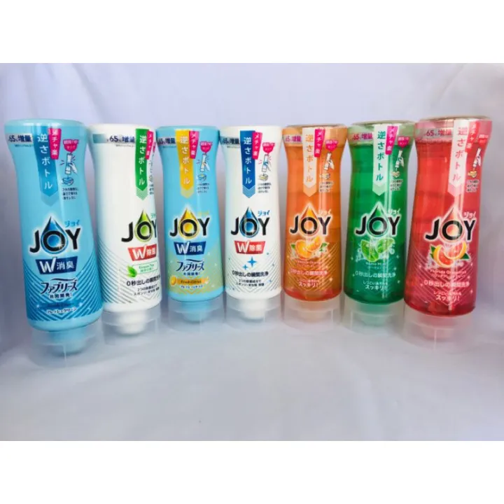 ส่งฟรี สีLemon ขจัดกลิ่น// P&G JOY (น้ำยาล้างจานจอย 7 สูตร)หัวปั้มแบบใหม่ ของแท้จากญี่ปุ่น 100% ...