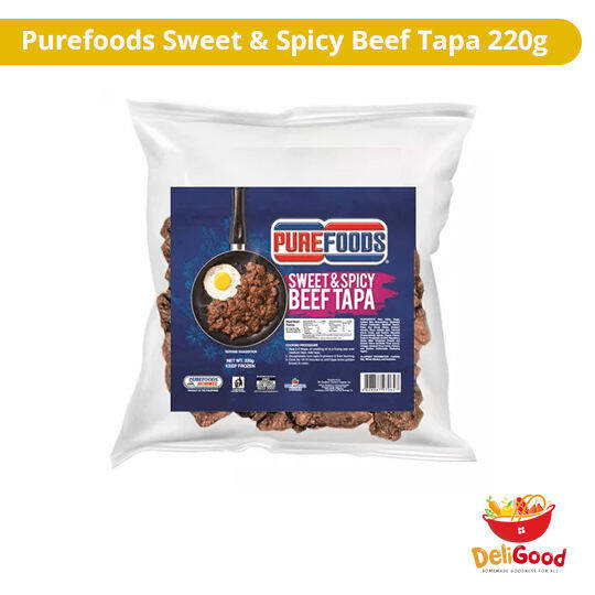 Purefoods Sweet & Spicy Beef Tapa 220g | Lazada PH