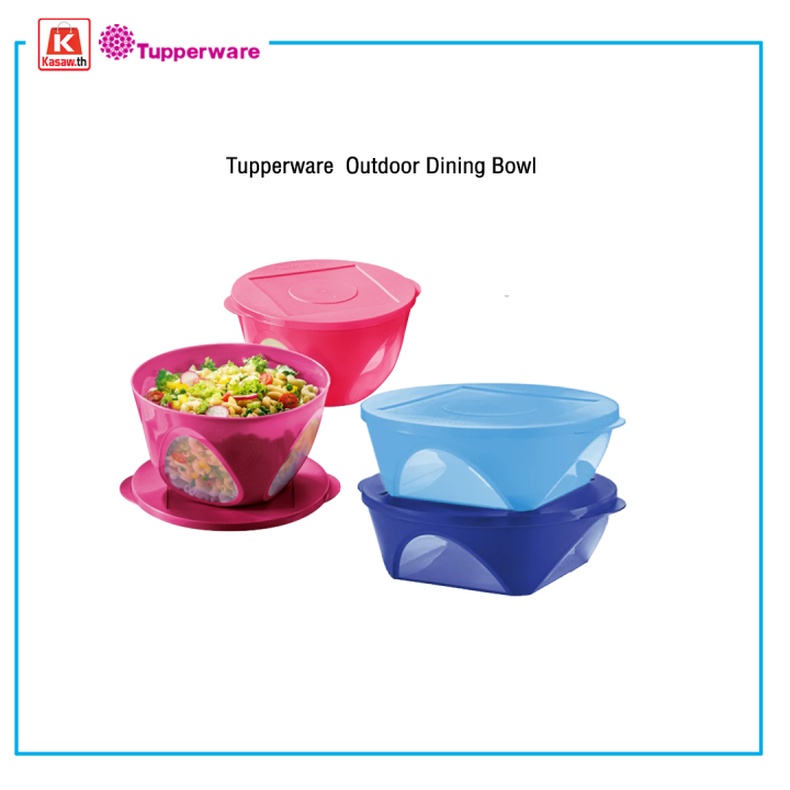 ภาชนะบรรจุอาหาร Tupperware Outdoor Dining Bowl ราคาต่อ 2 ใบ | Lazada.co.th