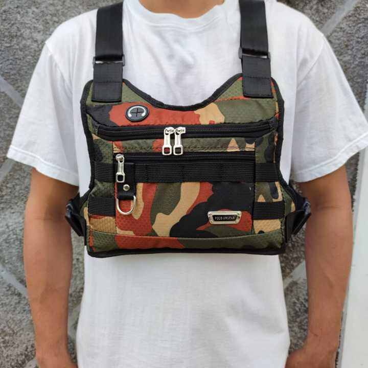 Tas Dada Tas Rompi Chest Bag Chest Rig Bag Tas Selempang Dada Polo ...