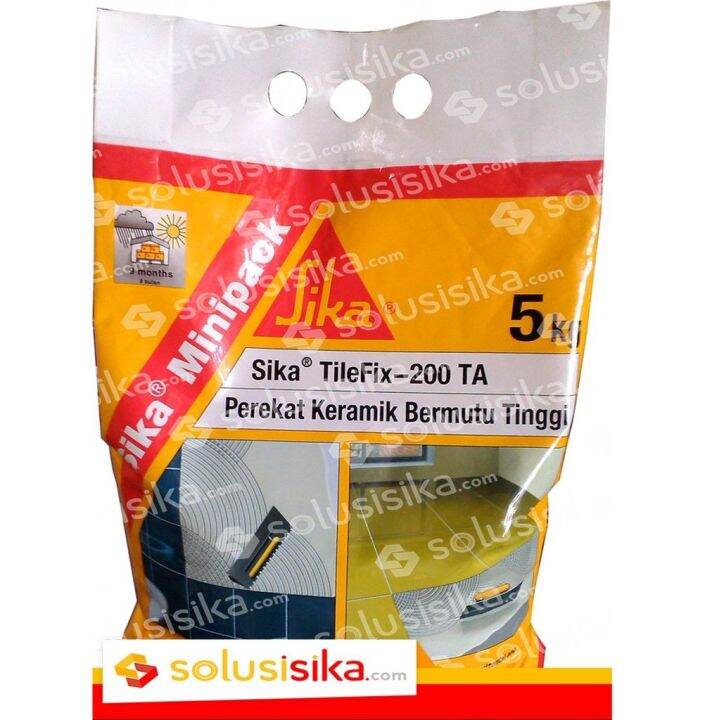 SIKA TILEFIX-200 TA , grey BAG 5 KG, | Lazada Indonesia