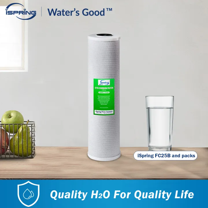 iSpring FC25B Whole House Water Filter Replacement Cartridge, CTO ...
