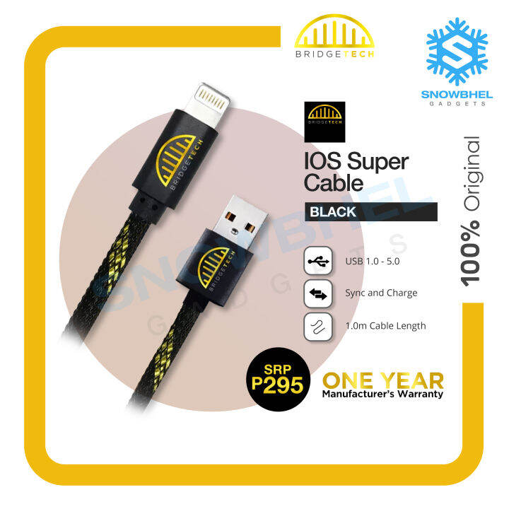 BRIDGETECH Lightning IOS Super Cable For Iphone IOS Cable Lightning ...