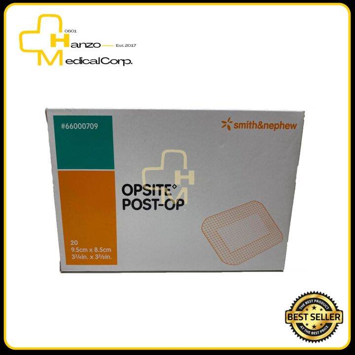 Smith & Nephew Opsite Post-Op Transparent Waterproof Dressing with ...