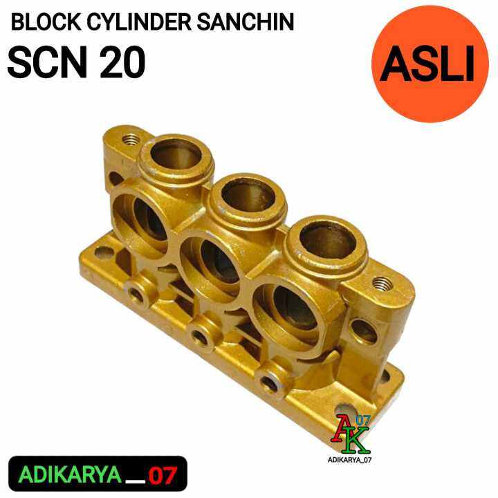 Cylinder Block Silinder Blok Sanchin SCN20 Sparepart Power Sprayer ...