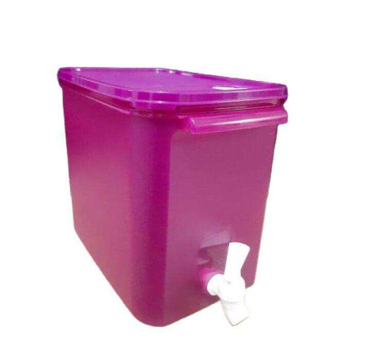 Tupperware Rectangular Water Dispenser (1) 8.7L / Water Wonder All (1 ...