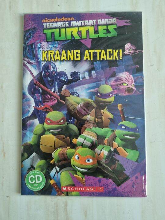 Teenage Mutant Ninja Turtles Kraang Attack! with audio CD Level 2 ...