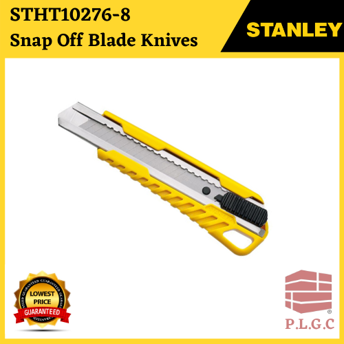 Stanley STHT 10276-8 18mm Snap off Knive, Pocket Knive , Push lock ...