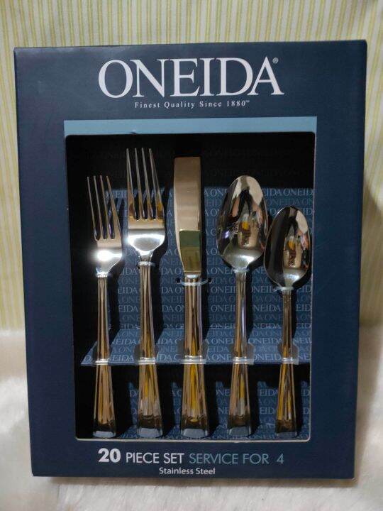 Sale..Sale..Made in Vietnam..ONEIDA 20 Piece CelaEveryday Flatware Set ...