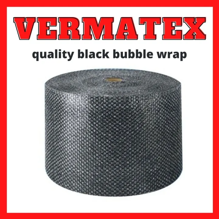 Vermatex Black bubble wrap 20 inches X 10 meters | bubble wrap ...