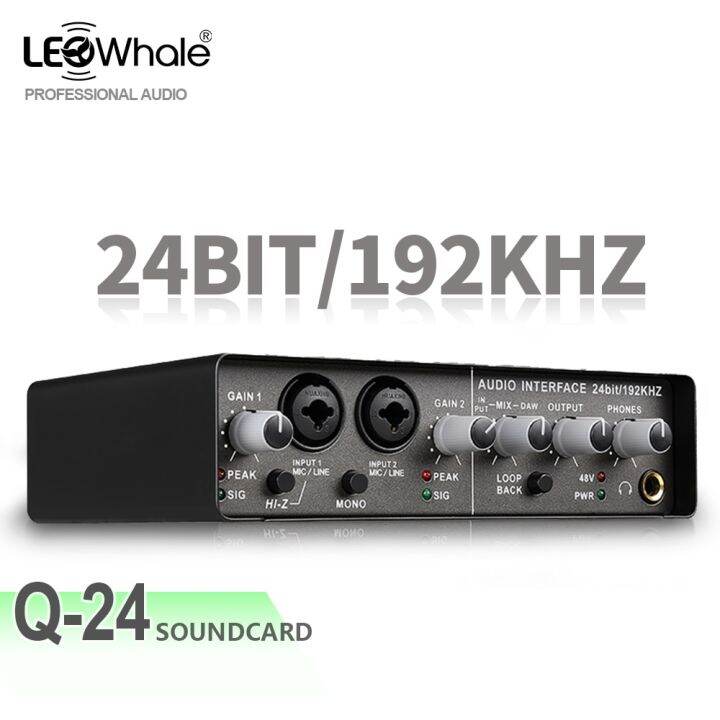 Professional 2Channel Min Mixer Audio Inter Sound Card 2 In 2 Out With ...
