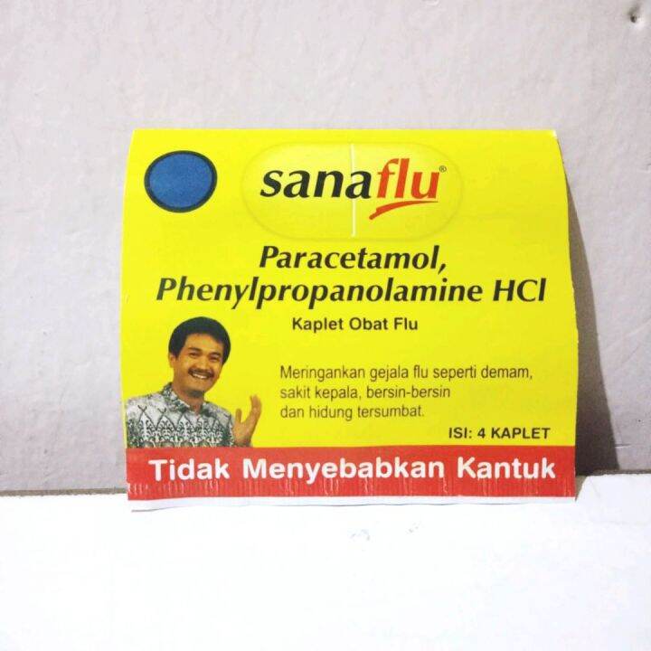 Sanaflu kaplet ( harga 2strip ) | Lazada Indonesia