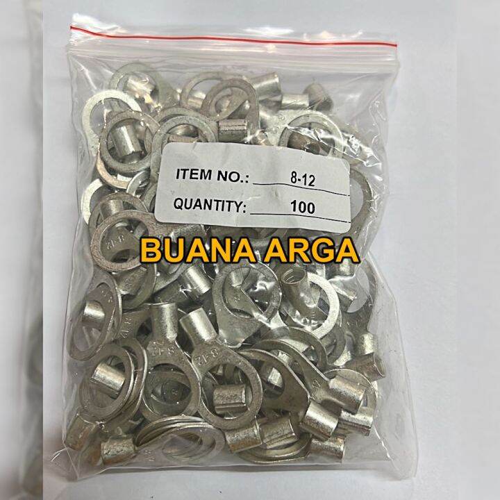 Cable Lug / Skun Kabel SC 8 Ring Polos Lubang baut 6 8 10 12 | Lazada Indonesia