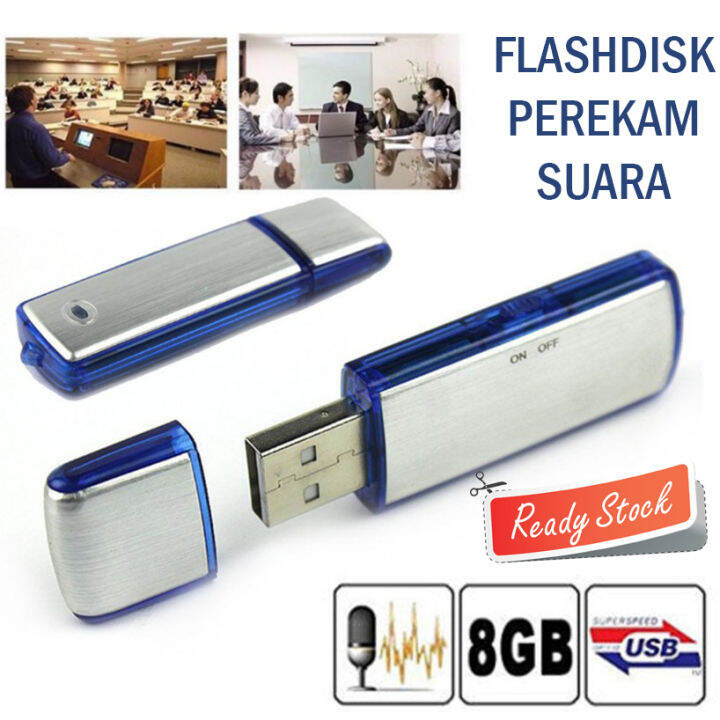 USB Flashdrive Sound Voice Recorder / Flashdisk Perekam Suara - 8GB ...