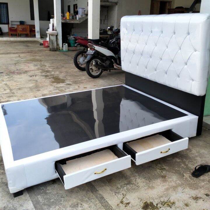 Divan Kasur Laci Modern Minimalis Sandaran Full | Lazada Indonesia