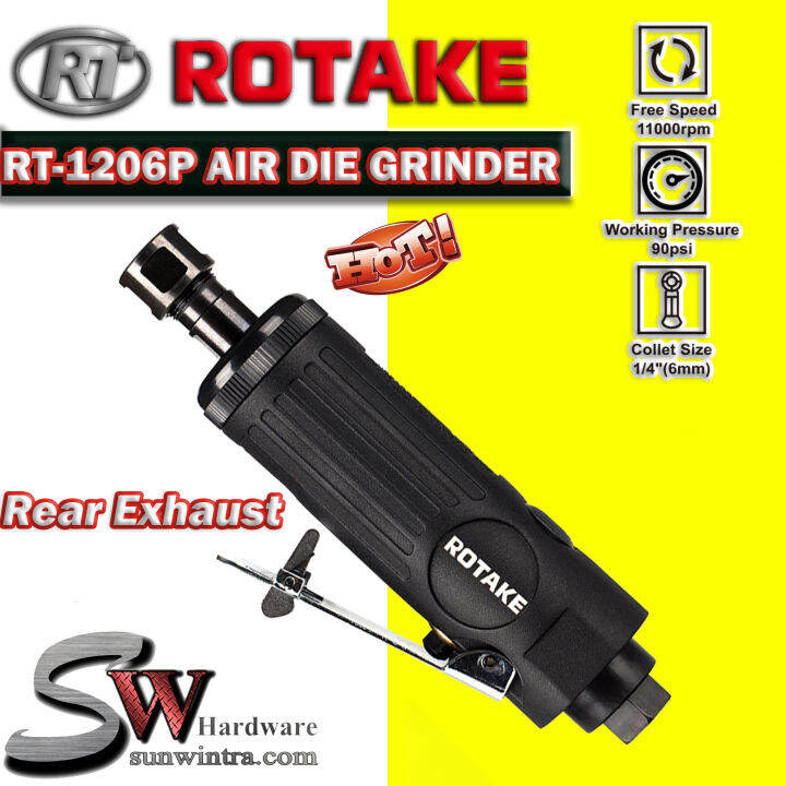 ROTAKE 1/4" AIR DIE GRINDER RT-1206-P | Lazada